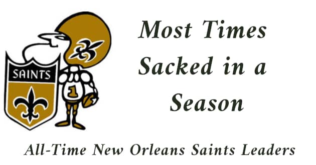 Top 10 All-Time Saints Leaders – Most Times Sacked in a Season – New ...